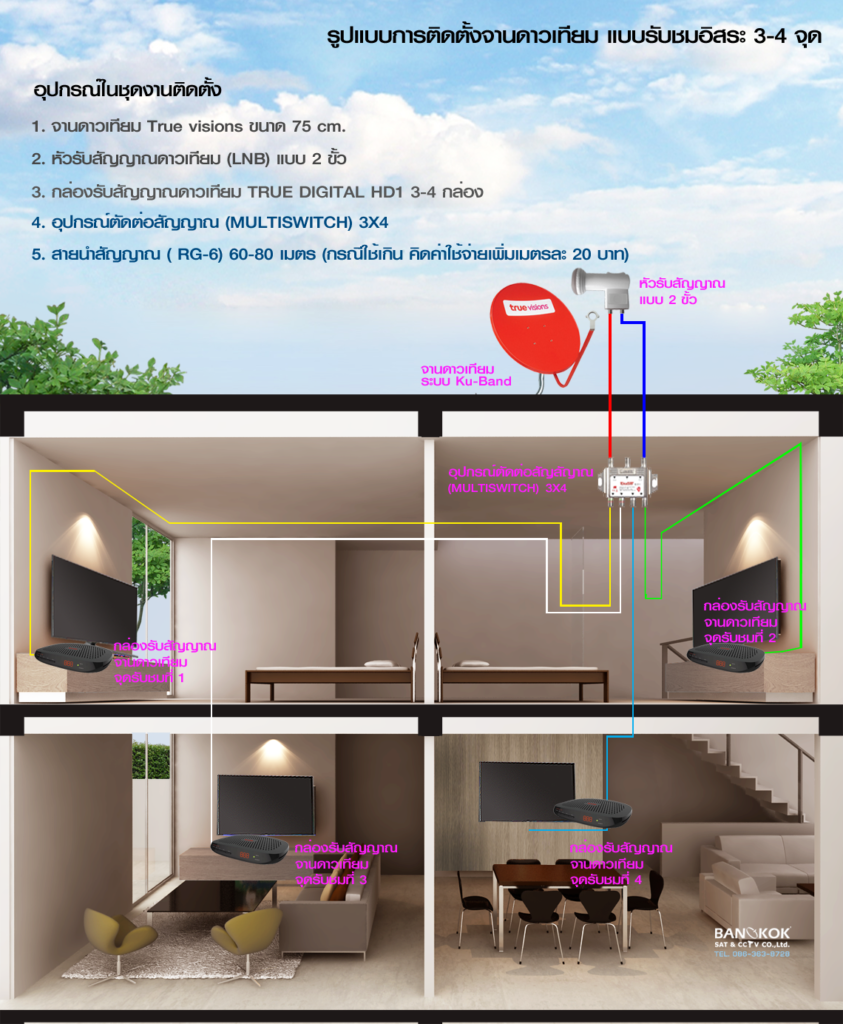 TRUEVISION - บริษัท บางกอก แซท แอนด์ ซีซีทีวี จำกัด
